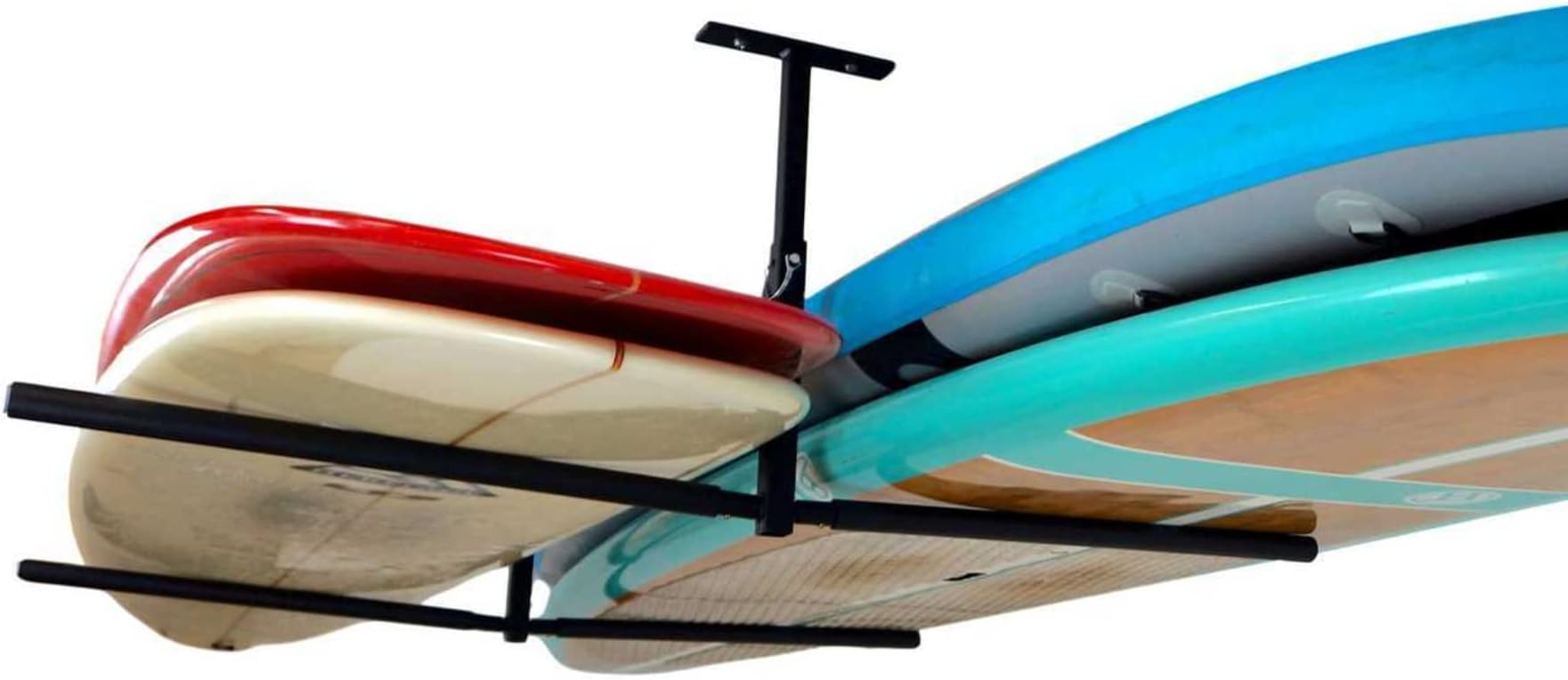 Amazon.com: StoreYourBoard Double SUP & Surf Ceiling Storage Rack, Hi ...