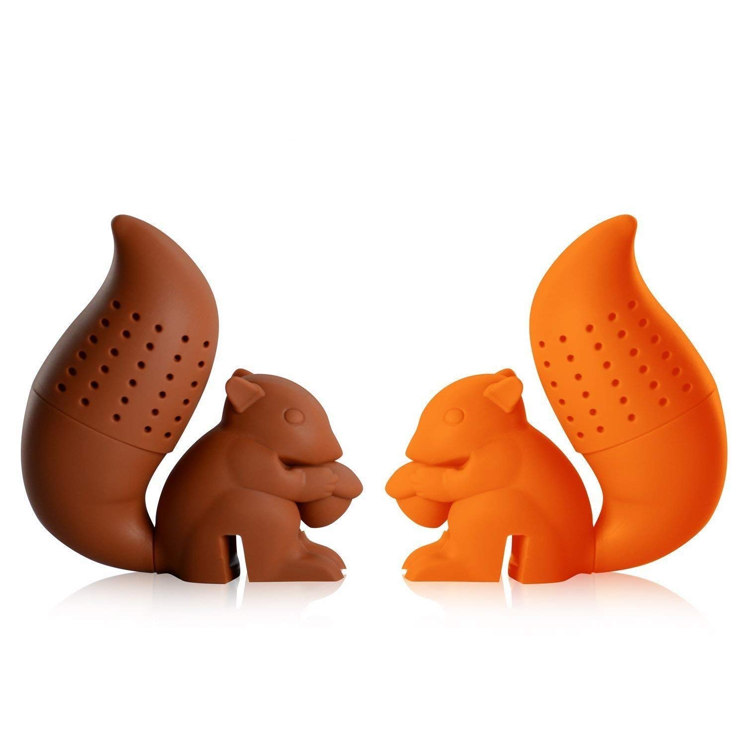 iNeibo Kitchen Squirrel Tea Infuser - Super Cute Silicone Loose Leaf ...