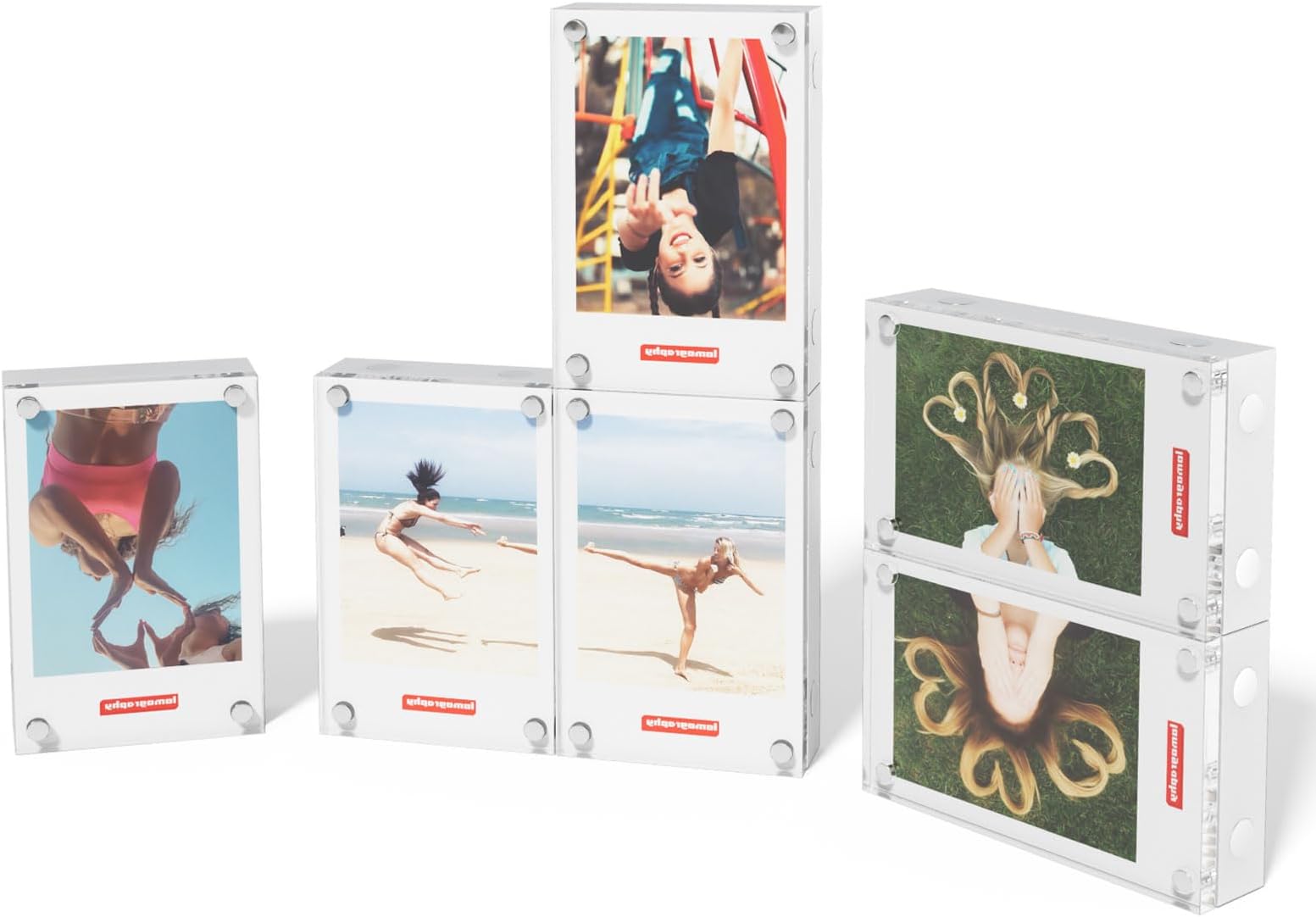 Amazon.com: Masqudo Instax Frames 2x3, Mini Polaroid Frames for Photos ...