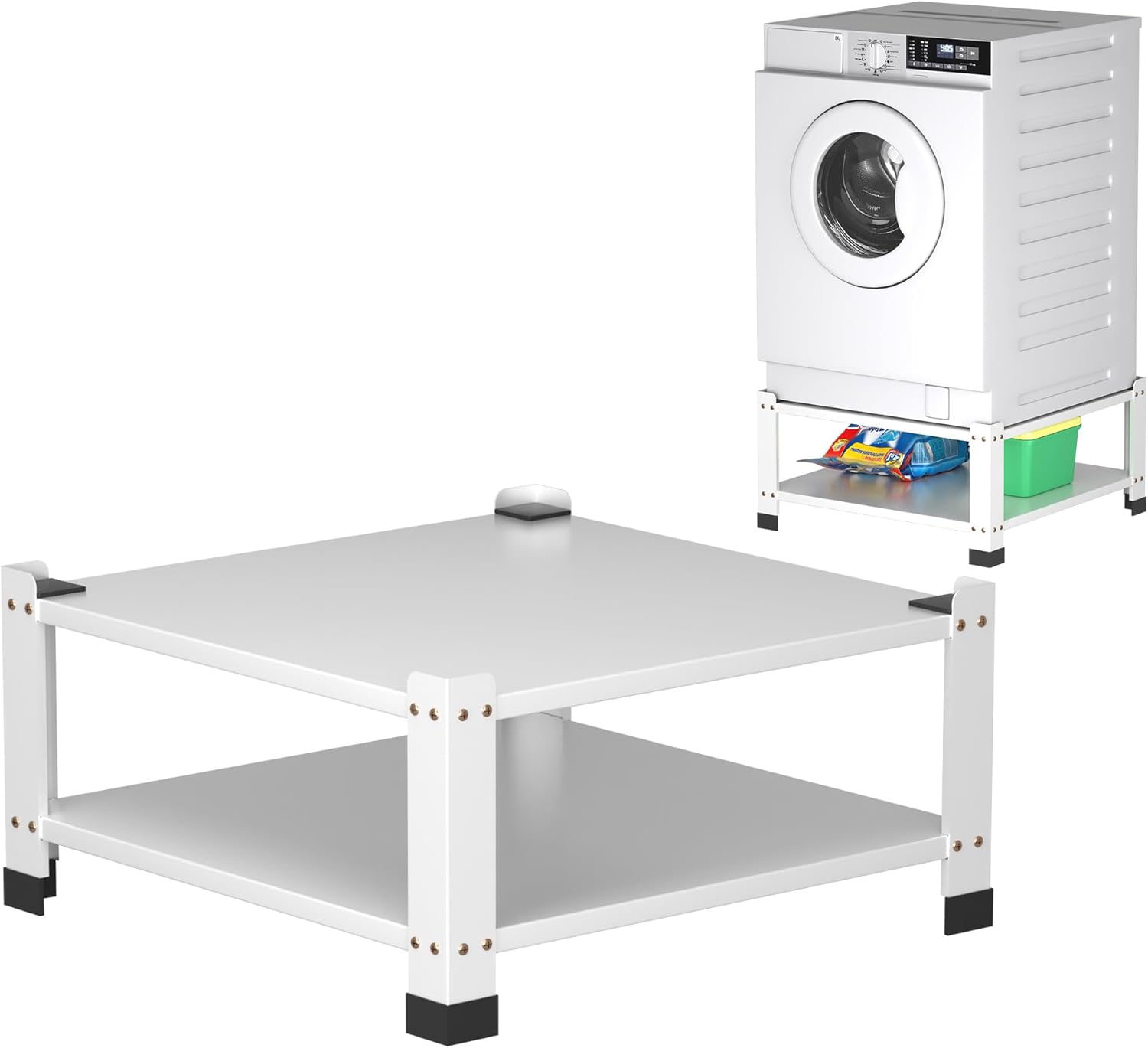Amazon.com: GangMei Laundry Pedestal for Washer and Dryer, Universal ...