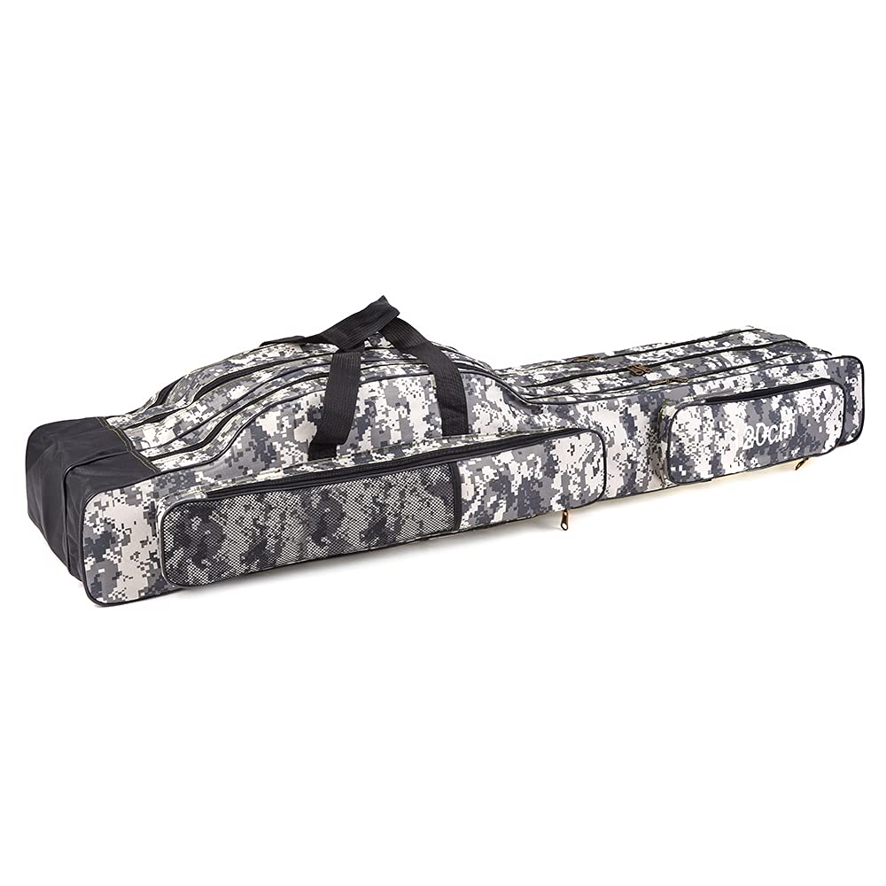 Amazon.com: Lixada Folding Fishing Rod Case Portable Canvas Fishing ...