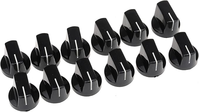 Amazon.com: Musiclily Pro Universal Plastic Guitar AMP Effect Pedal Knobs Pointer Control Knobs ...