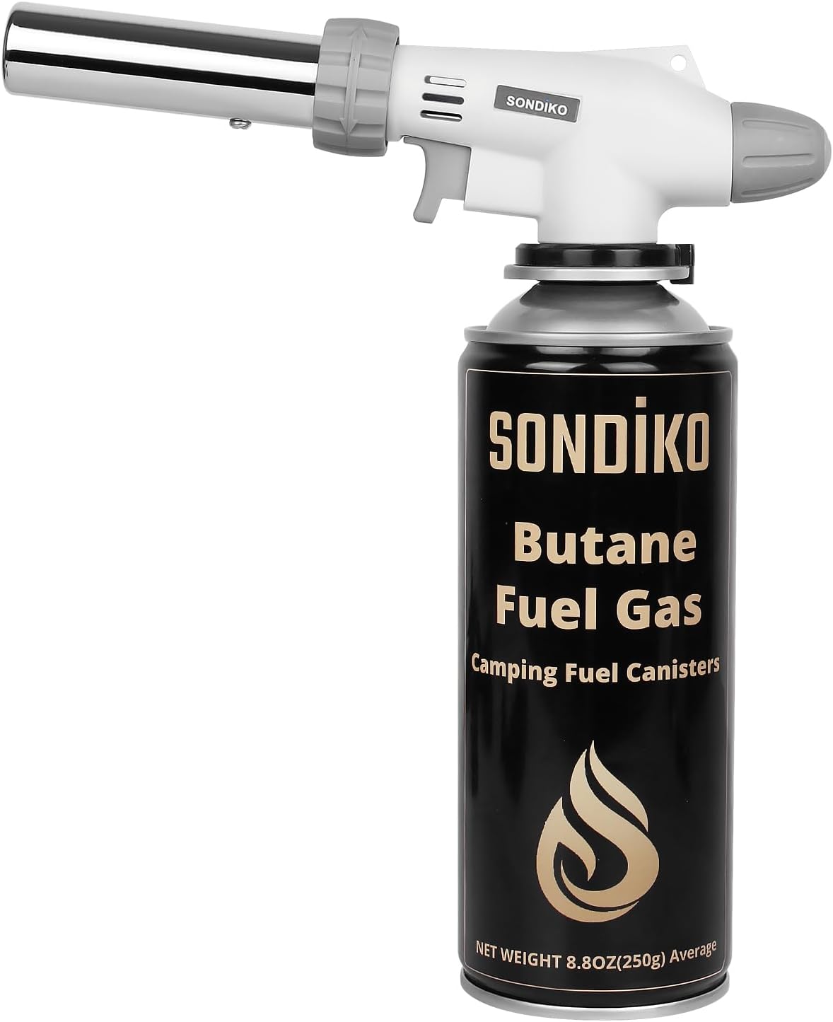 Amazon.com: Sondiko Dual Flame Butane Torch Head S516 with Butane ...