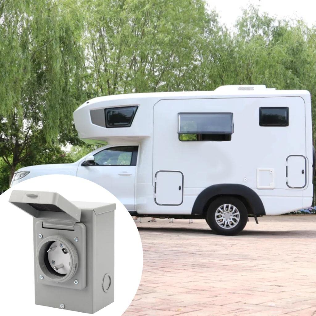 T.O.G. RV Power Outlet Panel Box Electrical Receptacle Panel 30Amp NEMA ...