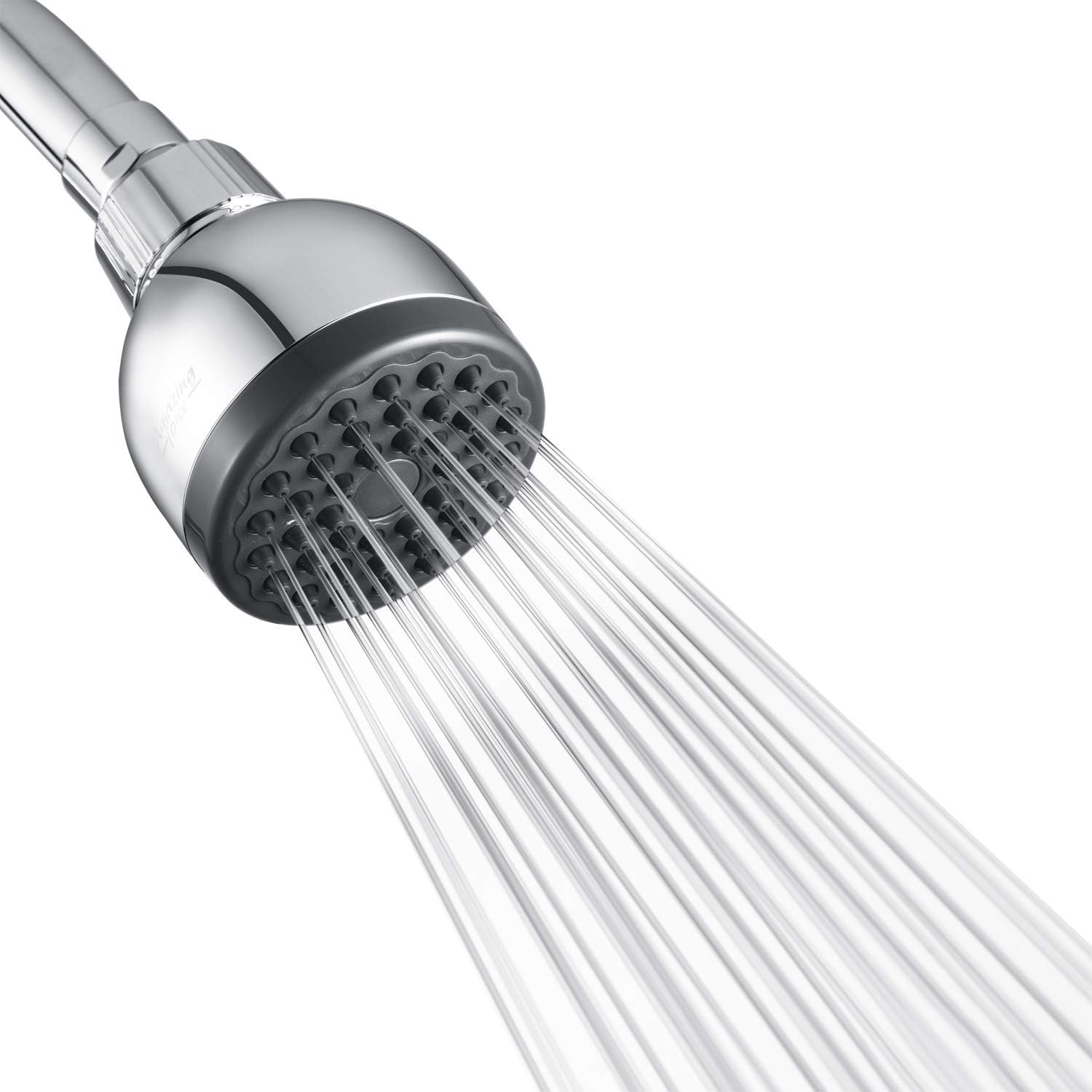 High Pressure Multifunction Shower Head - 4″ Anti-clog Fixed Chrome ...