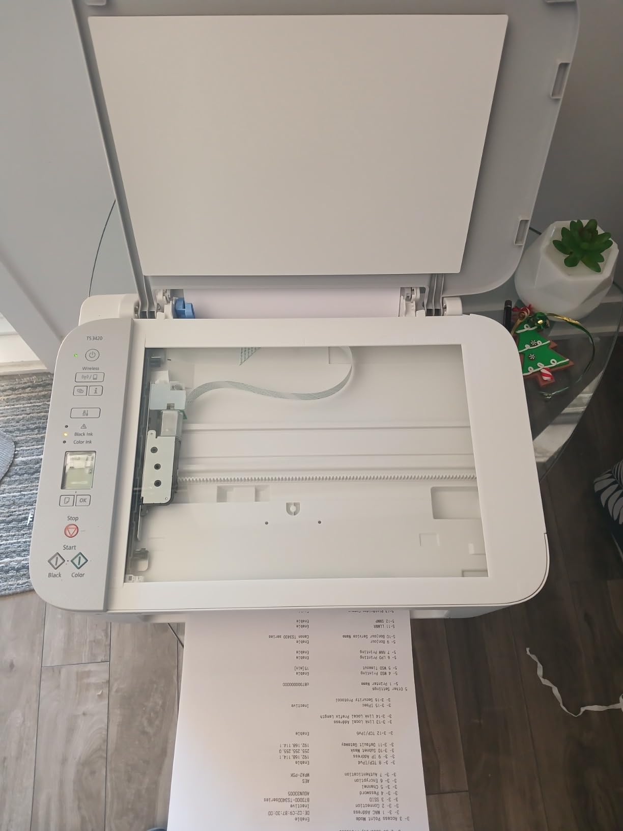 Canon PIXMA TS3420 Wireless Inkjet Printer (White) : Amazon.ca: Office ...