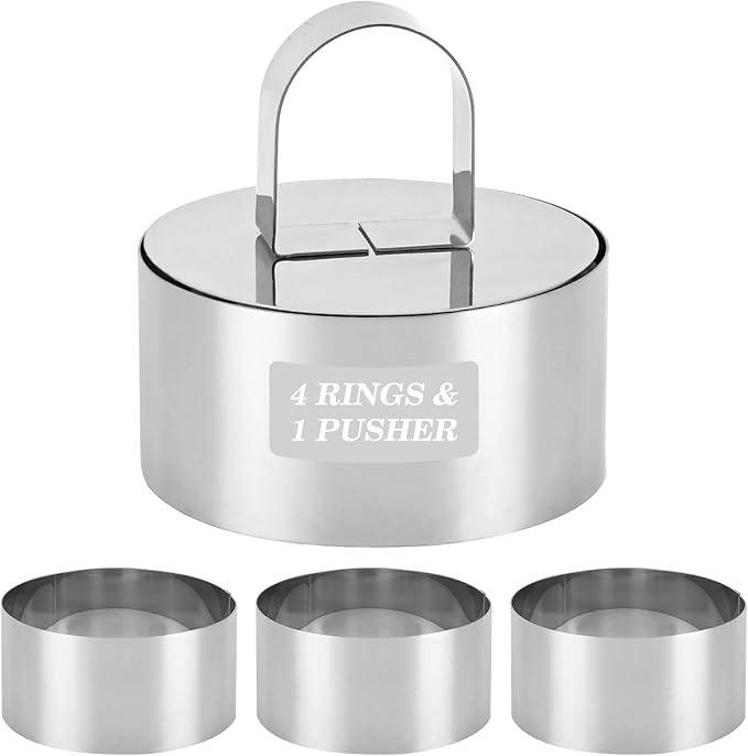 Amazon.com: JTisiafly,3 Inch Ring Molds,Baking Rings 3 Inch,Ring Molds ...