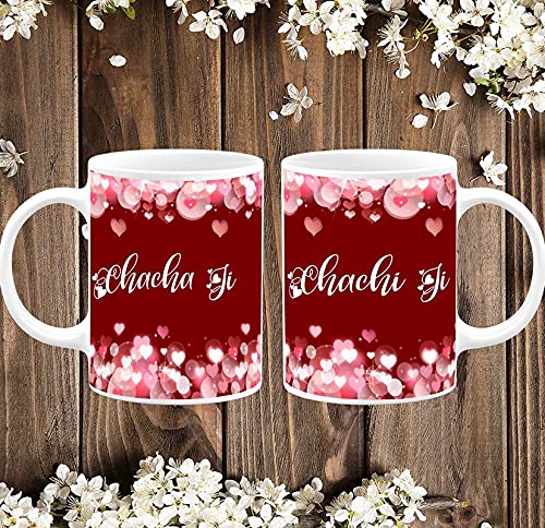 Buy TrendoPrint Chacha Ji Chachi Ji Mug Birthday and Wedding ...