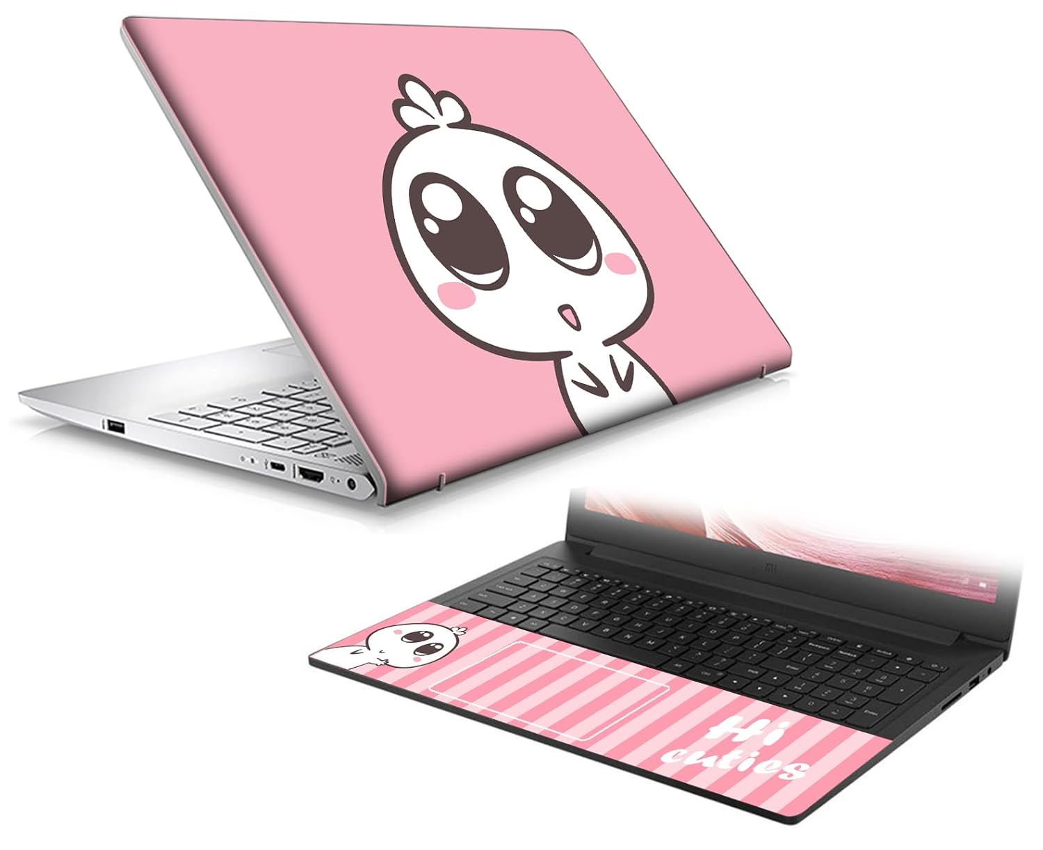 Arjun Designs Abstract Cuties Laptop Skin Compatible for 15.6" Laptops ...