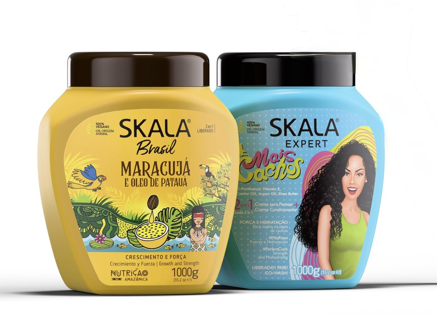 Amazon.com : SKALA Hair Type 3ABC - Mais Cachos And Passion Fruit Combo ...