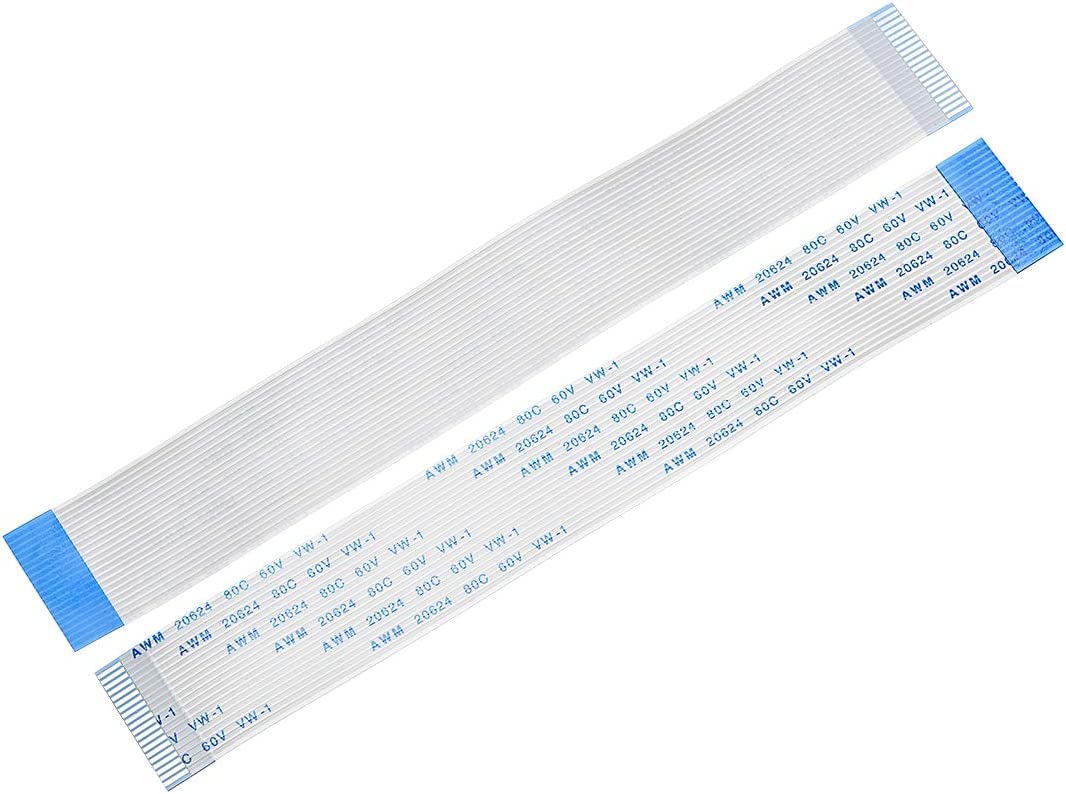 SLVC FFC Ribbon Flat Flexible Cable 22 Pin 1mm Pitch 200mm Long (B Type ...