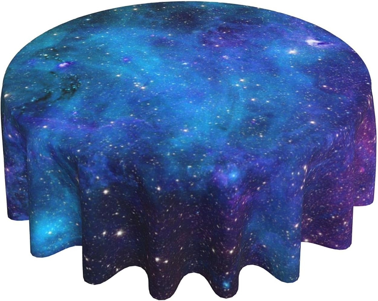 Amazon.com: FREEHOTU Galaxy Space Nebula Round Tablecloth Thicken Desk ...