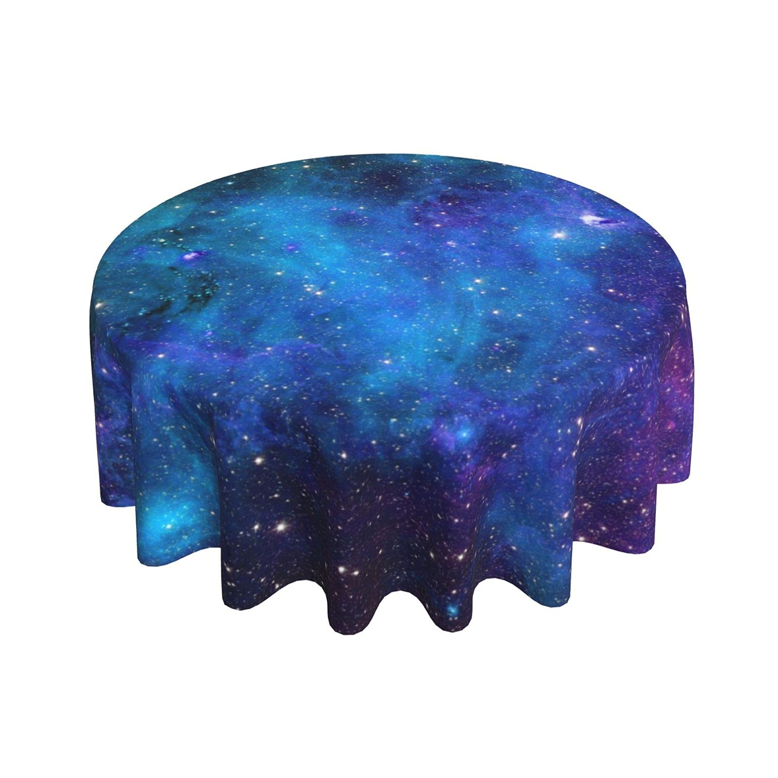 Amazon.com: FREEHOTU Galaxy Space Nebula Round Tablecloth Thicken Desk ...