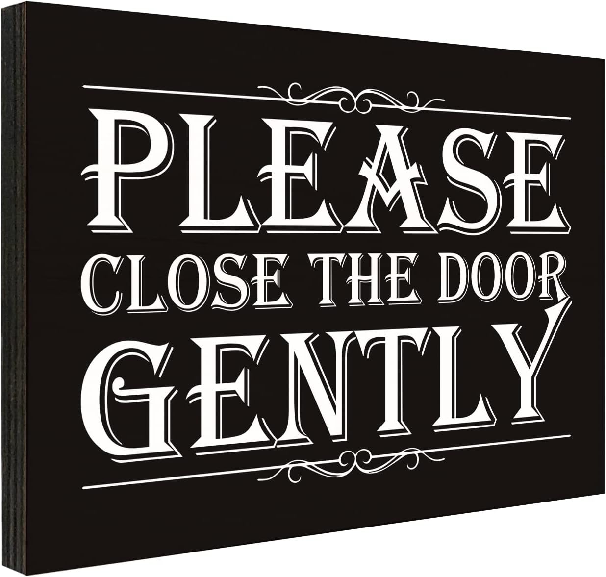 Amazon.com : Please Close the Door Gently Sign for House, Closed Door ...