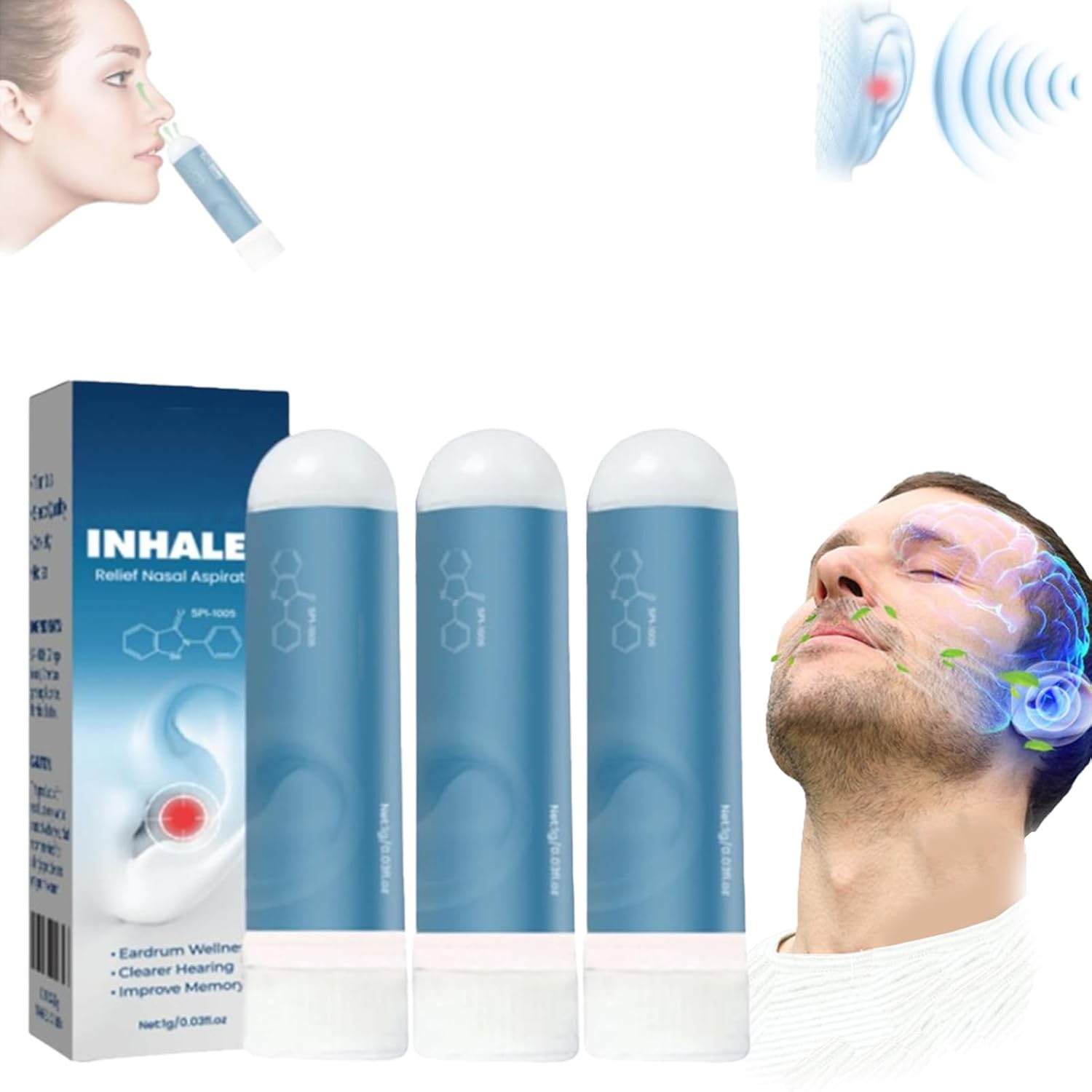 Amazon.com : Earscalm Nasal Aspiration, Techsilen for Tinnitus ...