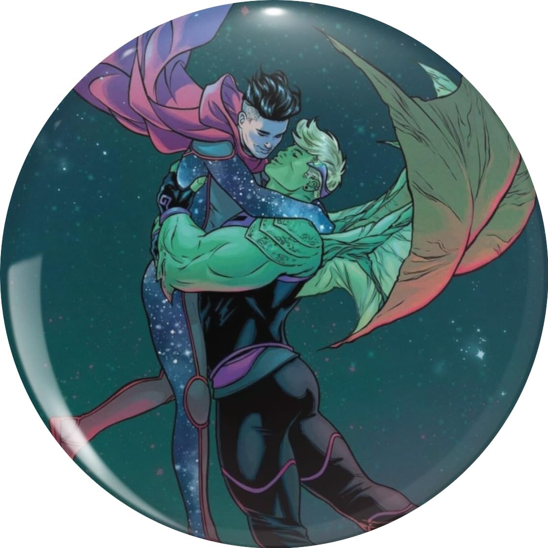 Amazon.com: wiccan and hulkling Lapel Pin Cute Brooch Pins Badges ...