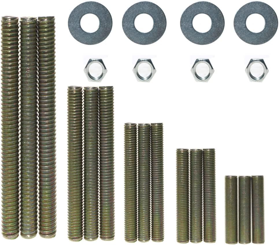 Lamp Rod,All Thread Lamp Pipe,Lamp Repair Assortment of Hardware,Lamp ...