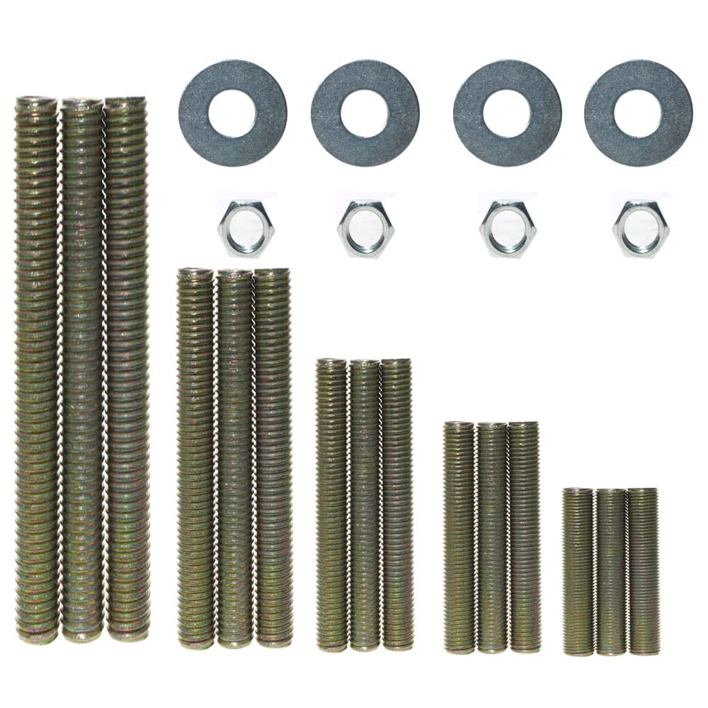 Lamp Rod,All Thread Lamp Pipe,Lamp Repair Assortment of Hardware,Lamp ...