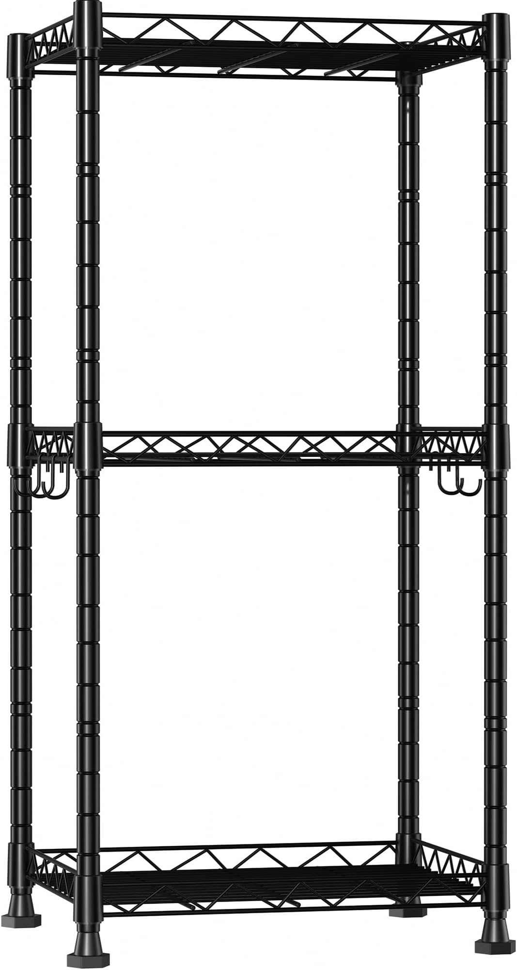 Amazon.com: KKN Storage Wire Shelving, 3-Tier Metal Storage Rack ...