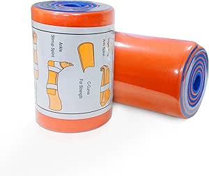 2 Pack Universal Aluminum Roll Splint Medical Polymer Fixture Bone ...