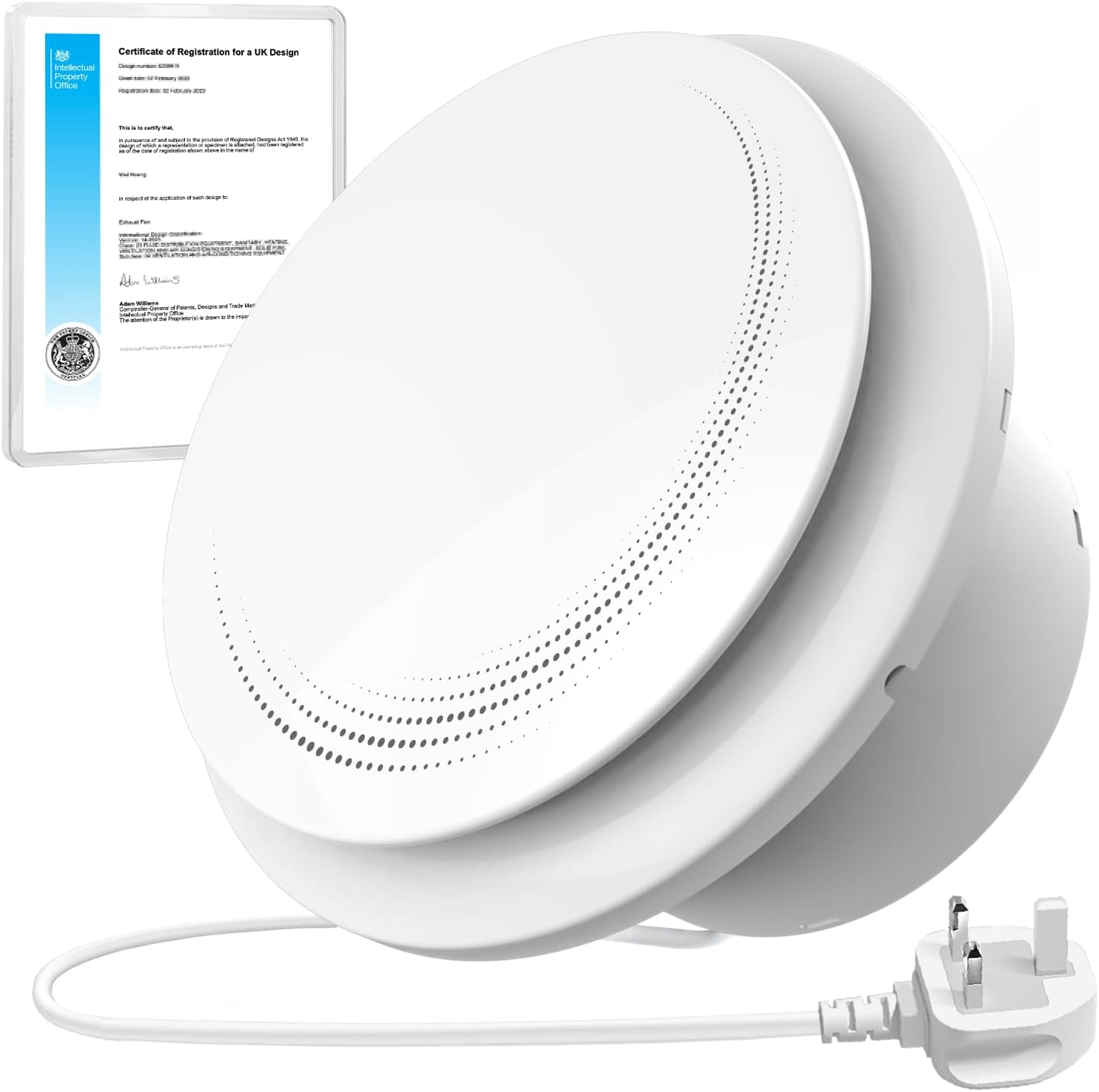 SLUELI 100mm Bathroom Extractor Fan, Upgraded Powerful Bathroom ...