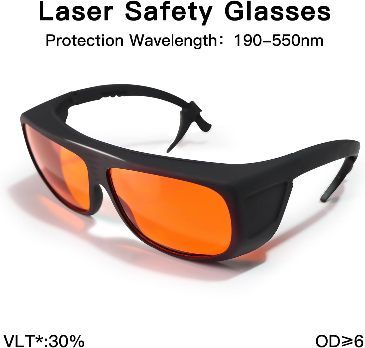 FONLAND Gafas de seguridad láser para grabado láser OD4+ OD6+ 190-550nm ...