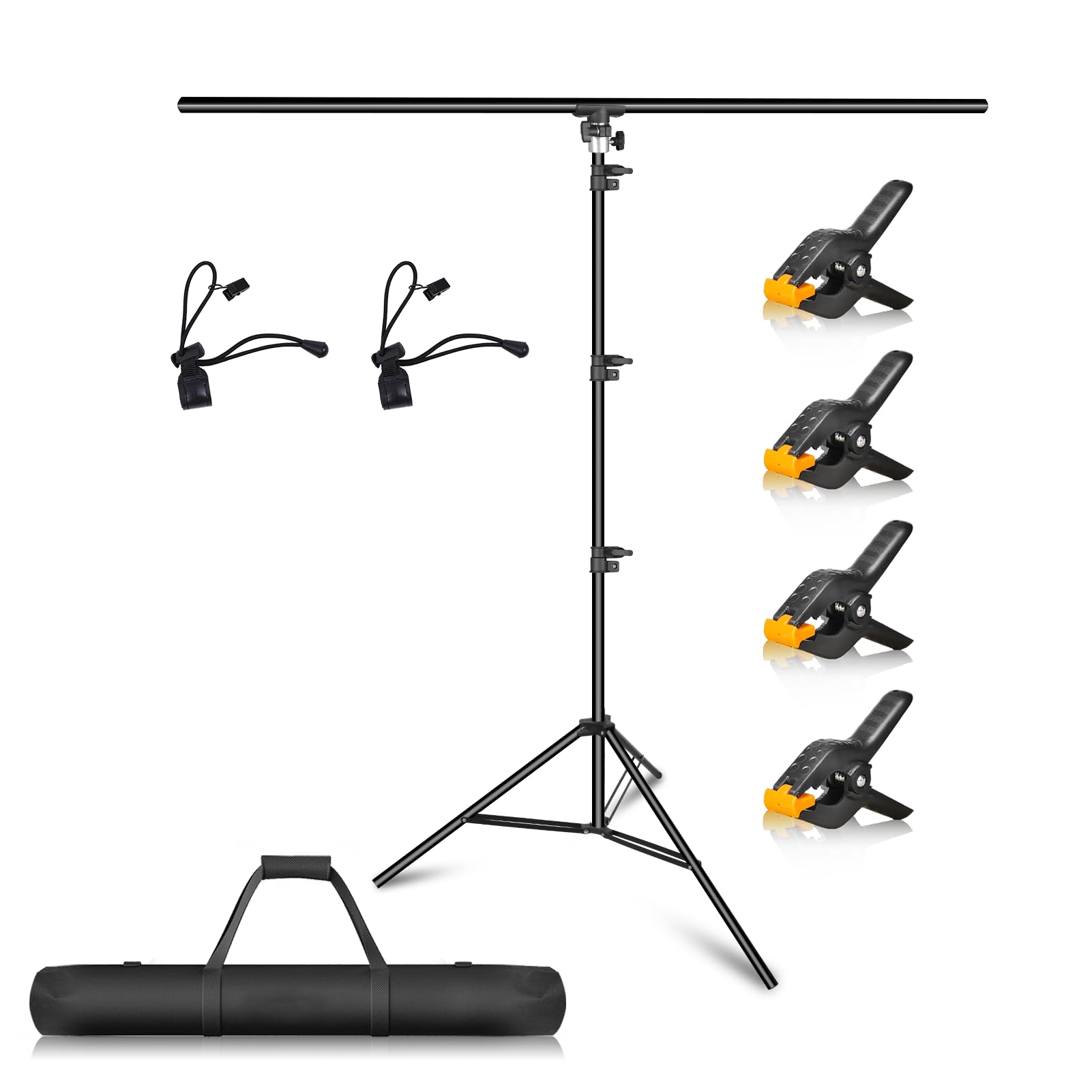 Buy FUDESY T-Shape Backdrop Stand, 2.6M x 1.5M / 8.5 x 5ft Background ...