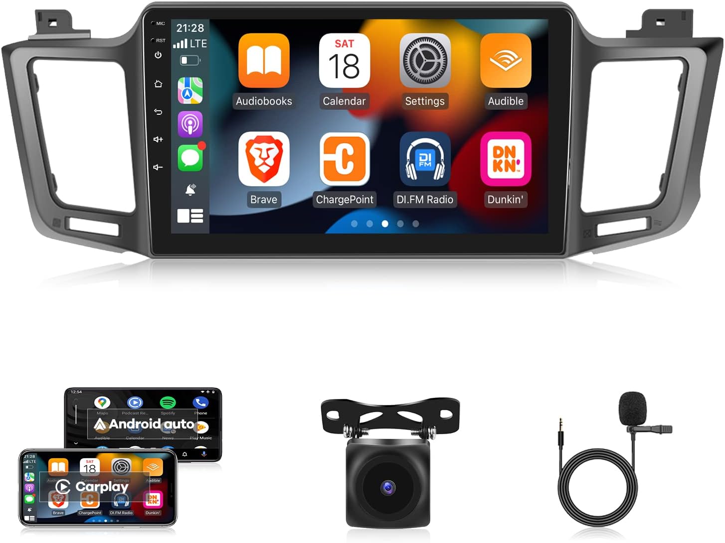 Amazon.com: [1G+32G] Car Radio for Toyota RAV4 2013 2014 2015 2016 2017 ...