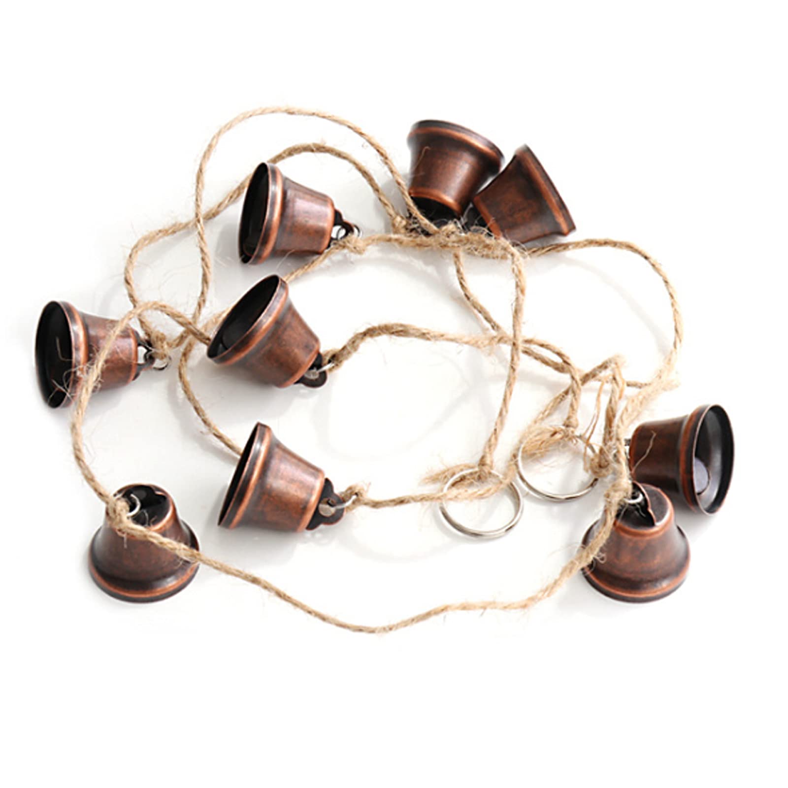 Amazon.com : MrMrKura Vintage Jingle Bells Hanging String, 9 Antique ...