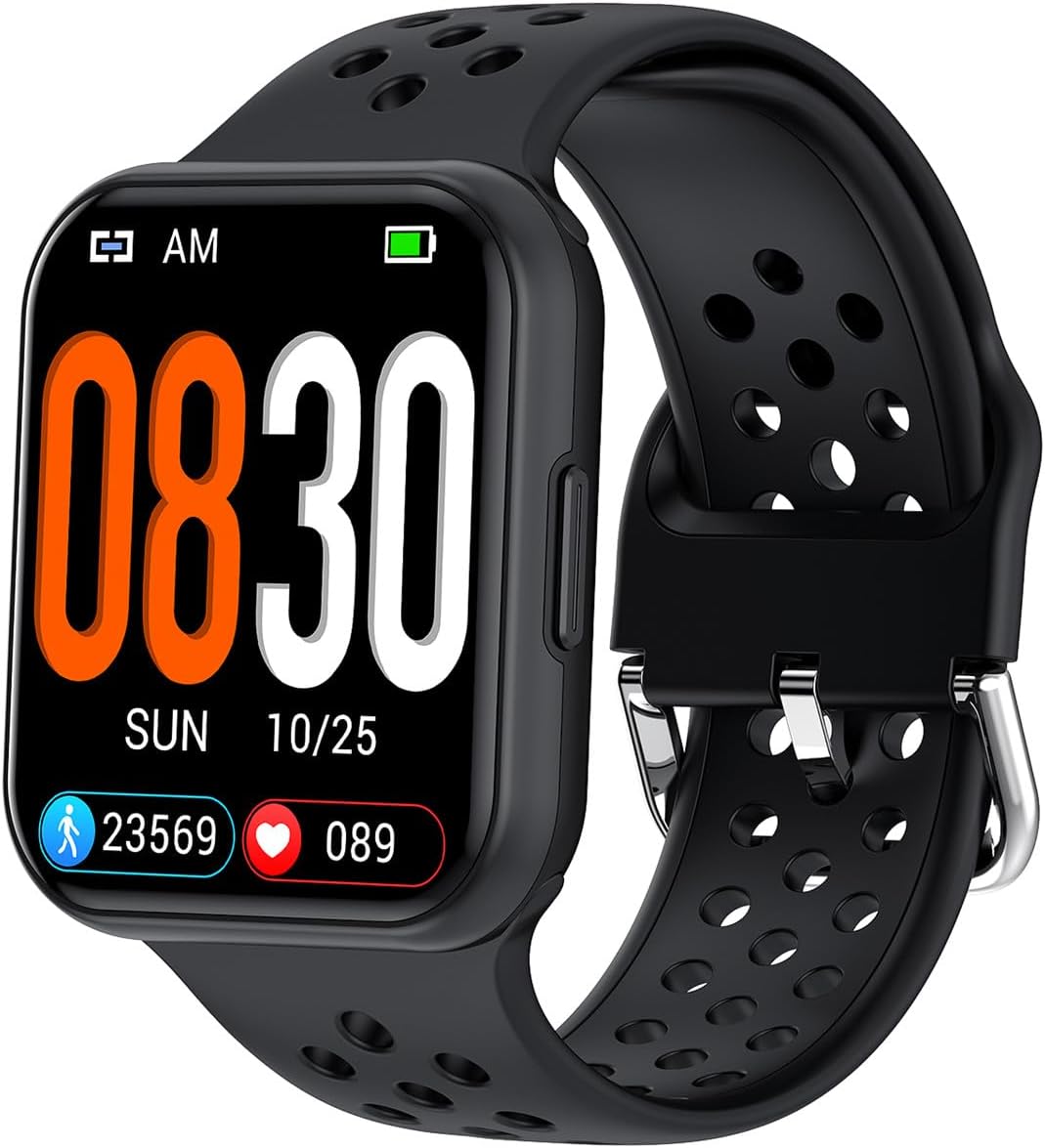 Amazon.com: Smart Watch for Men Women Built-in1.72 DIY Dial Touch ...