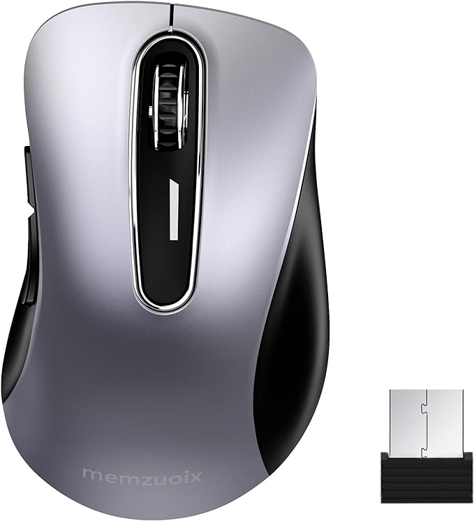 Amazon.com: memzuoix 2.4G Wireless Mouse, 1400 DPI Mobile Optical ...