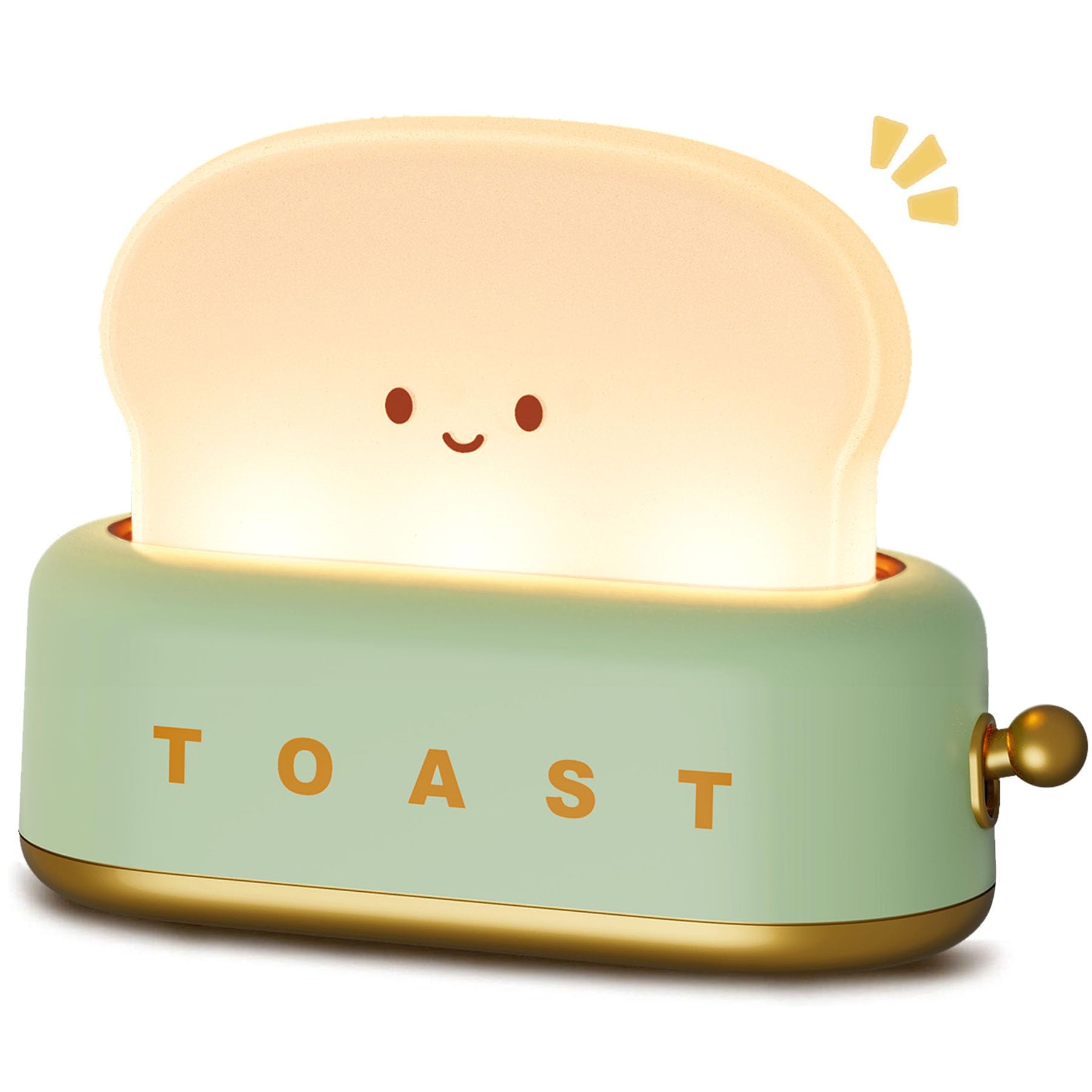 WANIDEA Toaster Lamp Night Light, Cute Kawaii Decor for Bedroom Bedside ...