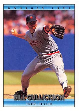 Amazon.com: 1992 Donruss Baseball #131 Bill Gullickson Detroit Tigers ...