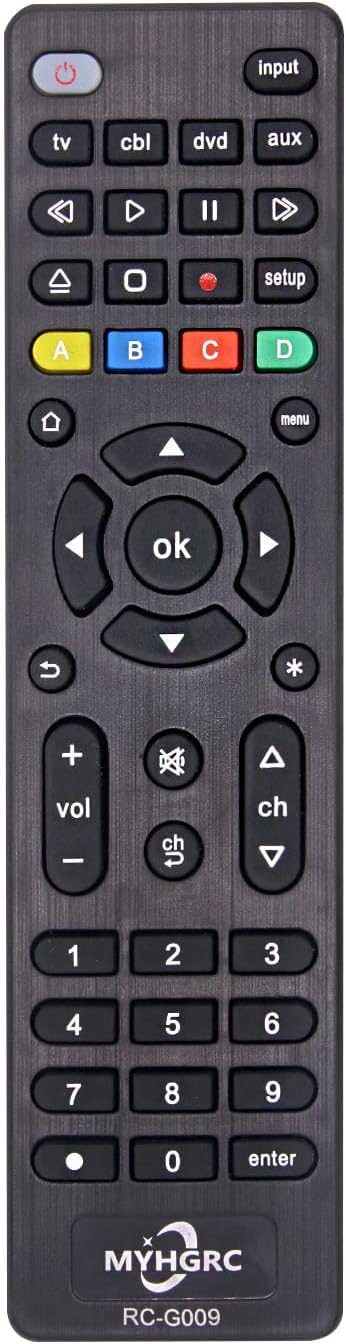 MYHGRC Universal Remote Control for all TVs, DVD players, Bluray ...
