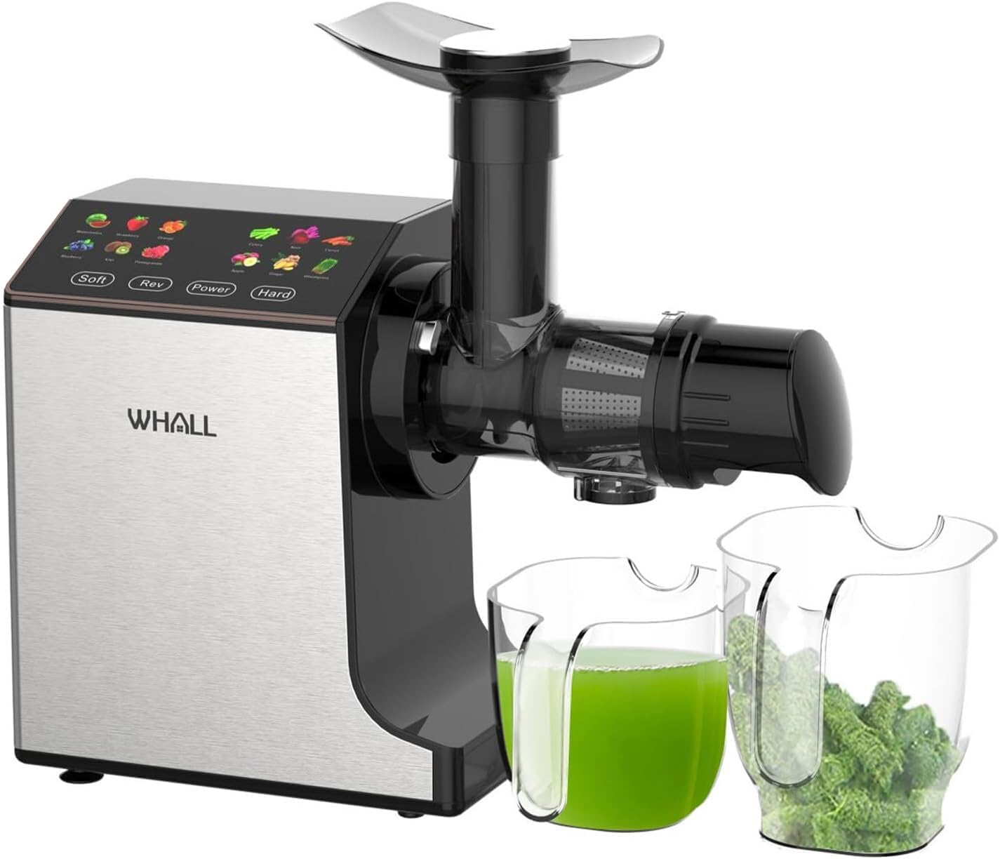 Amazon.com: whall Masticating Slow Juicer, Professional Stainless ...