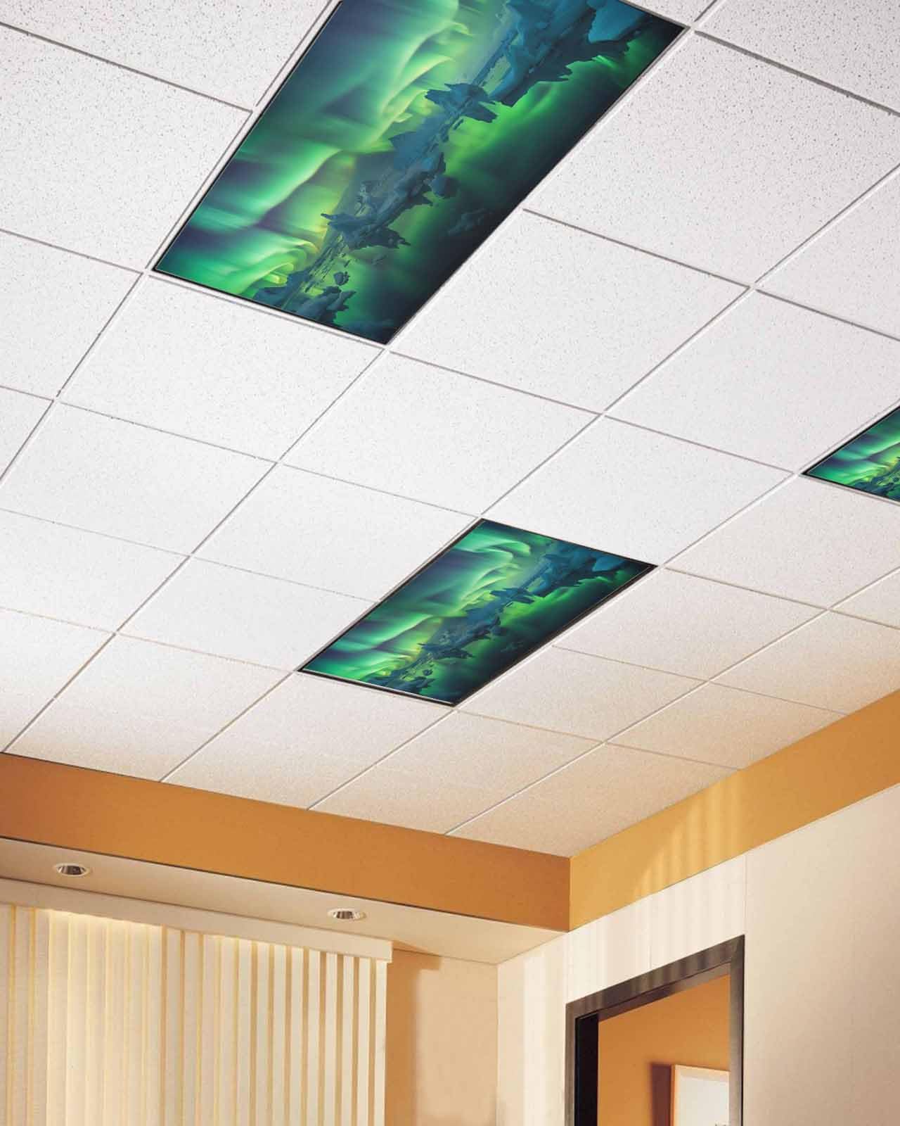 Classroom Light Covers Magnetic 8 Pa Fluorescent Light Covers For ...
