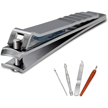 Toenail Clipper Extra Large, AYADA 6mm Wide Opening Toe Nail Cutter ...