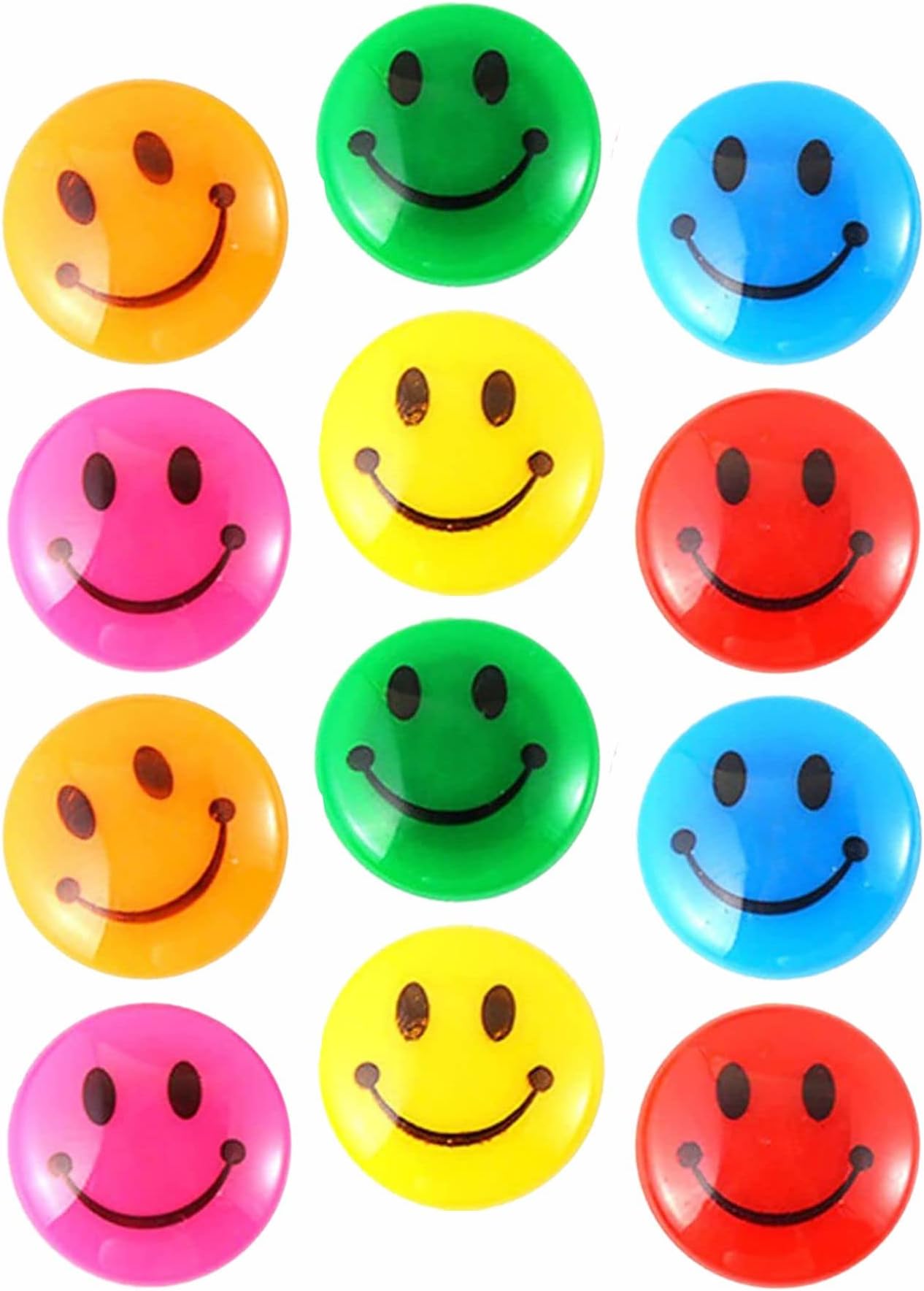 12 pcs Office Notice Board Pins, WHITEBOARD MAGNETS, Round FRIDGE ...