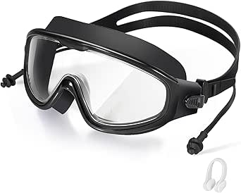 Amazon.com : seasprint Swim Goggles, Wide View Clear View Swimming ...