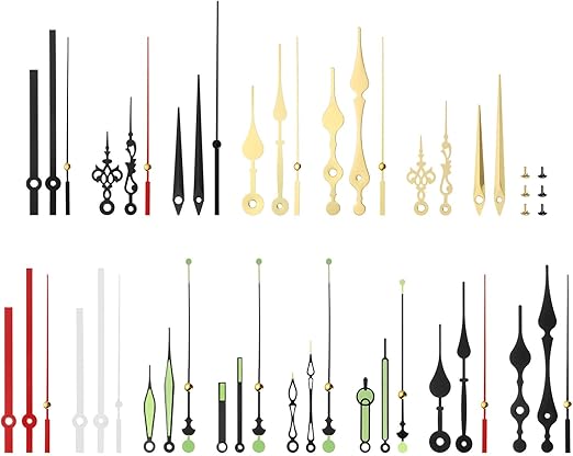 Amazon.com: PATIKIL Clock Hands Kit, 16 Set Clock Hands Kits Clock ...