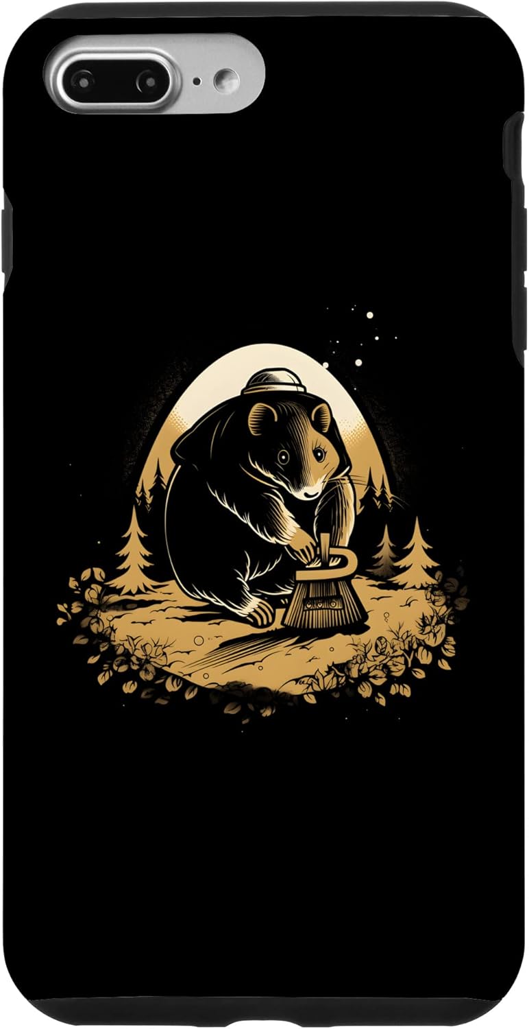 Amazon.com: iPhone 7 Plus/8 Plus Vintage Cottage Core Cute Mole Lover ...