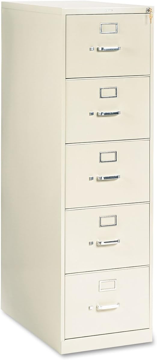 Amazon.com: HON 210 Series 18.25" W 5-Drawer Legal File Finish: Putty ...