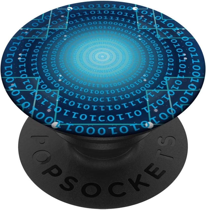 Amazon.com: Binary Code for Computer enthusiasts PopSockets Standard ...