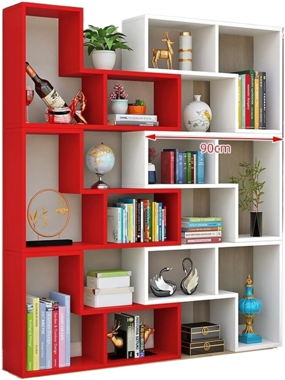 Amazon.com: KIRANDY Simple Combination Bookcase, Creative Display ...