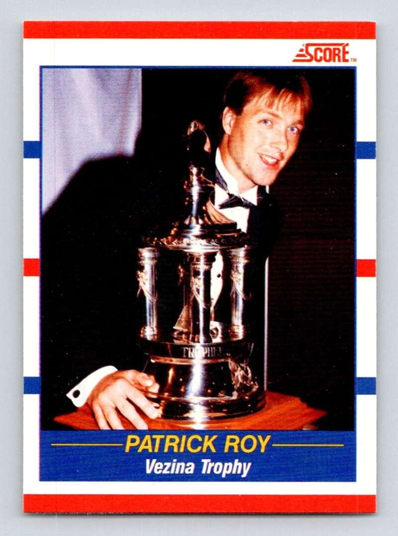 Amazon.com: 1990-91 Score Canadian Hockey #364 Patrick Roy Hockey NHL ...