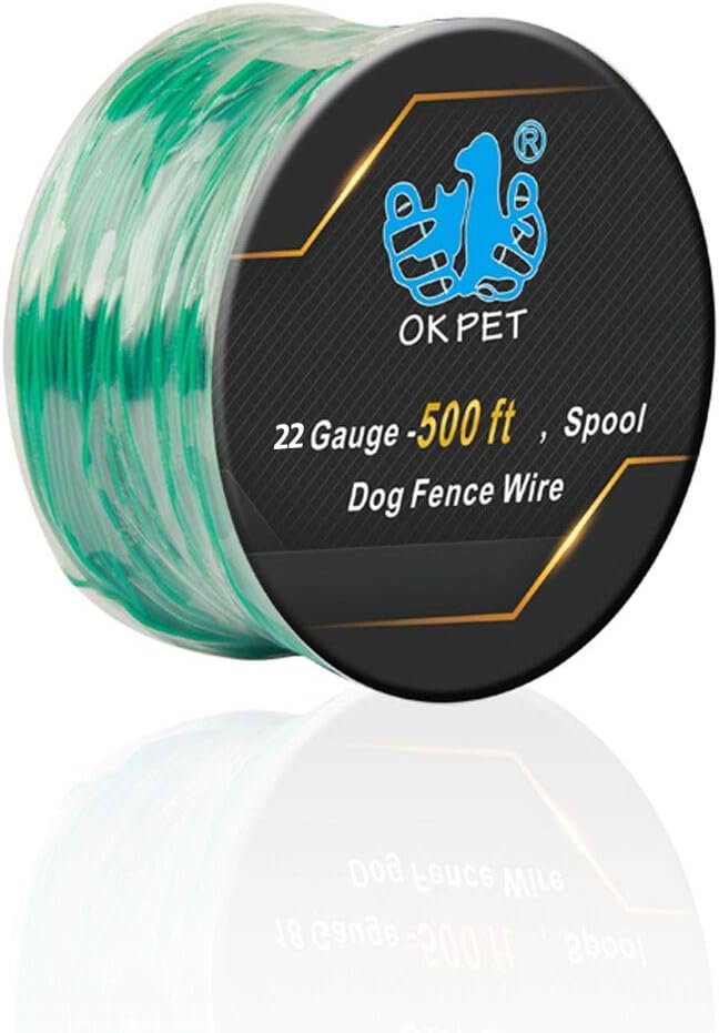 Amazon.com : OKPET Professional Electric Dog Fence Wire, 22 Gauge 500 ...
