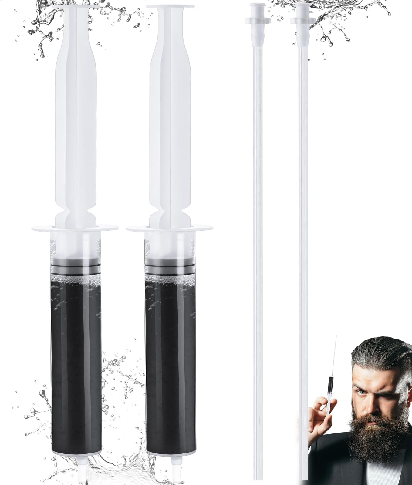 Amazon.com : Threlaco 2 Set Dye Tester Syringe Tube (Dye Free) Pool ...