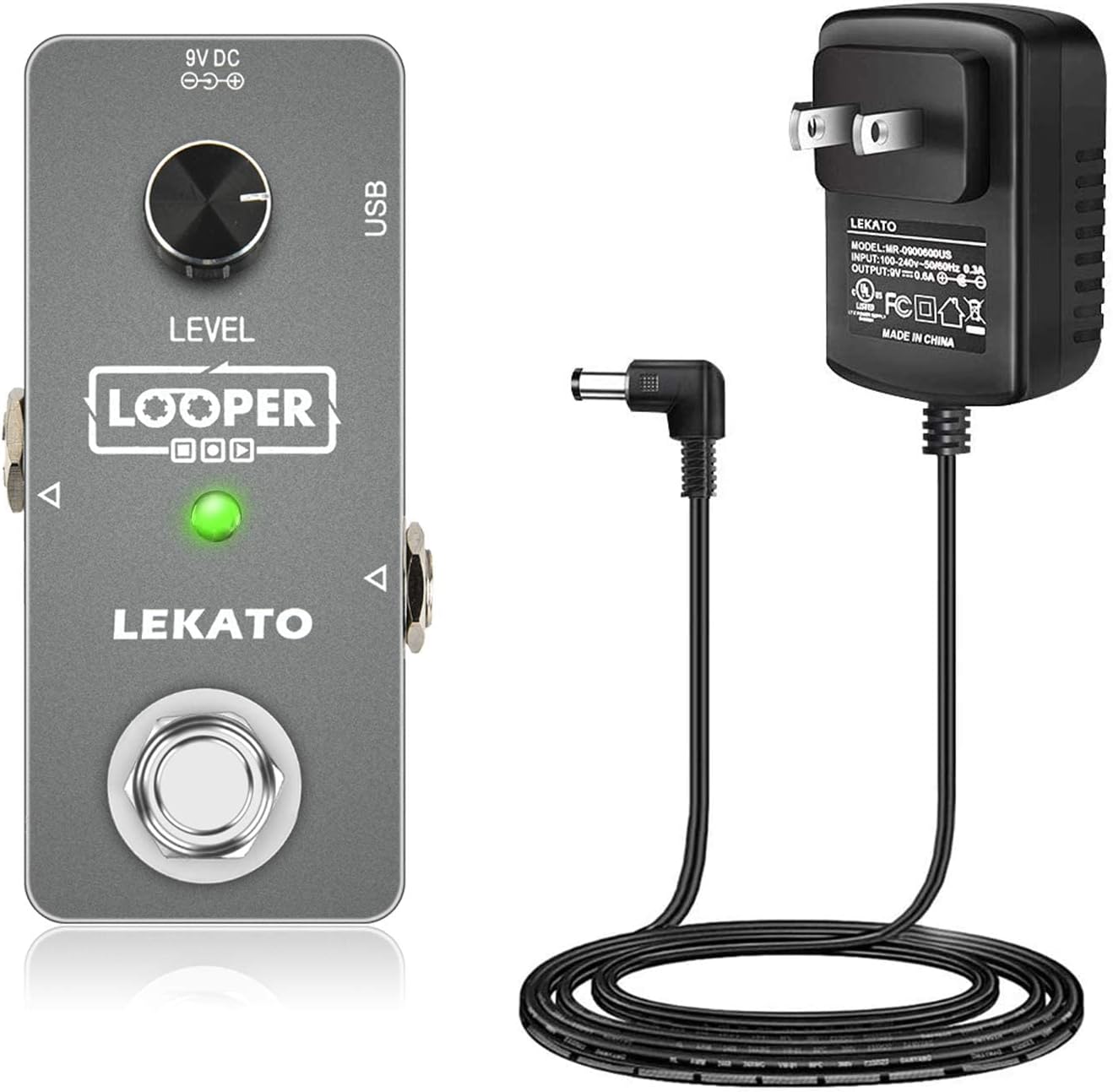 Amazon.com: LEKATO Guitar Looper Effect Pedal Loop Pedal Unlimited ...