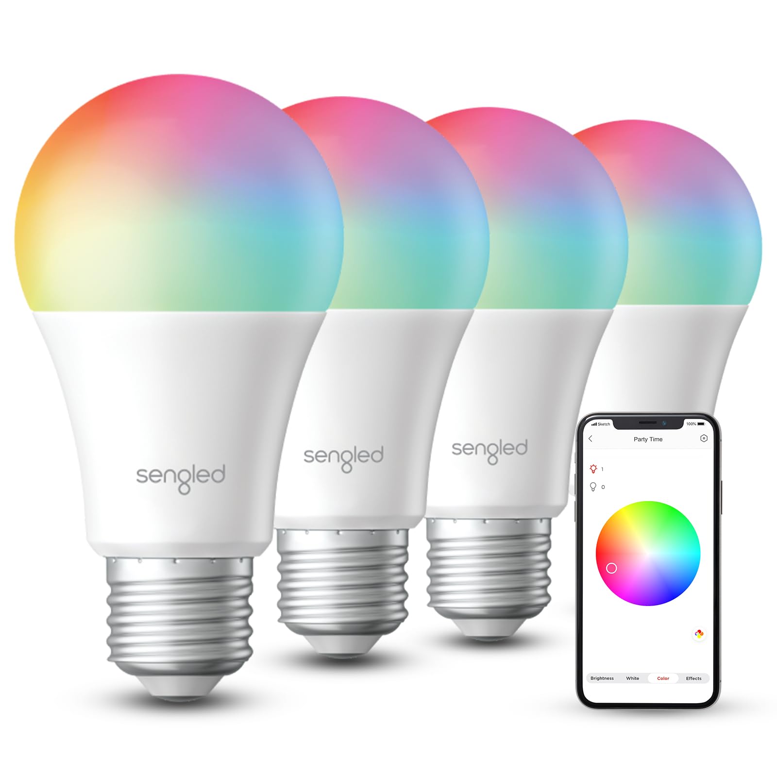Sengled Dual Mode Smart Light Bulbs with Remote & App Control, Color ...