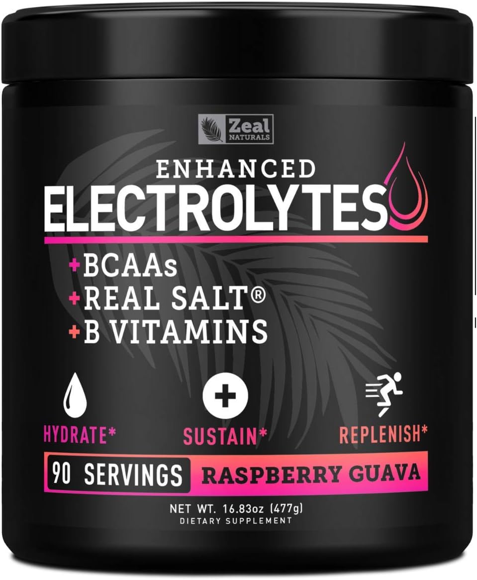 Amazon.com: Enhanced Electrolyte Powder (Raspberry Guava 90ct) Sugar ...